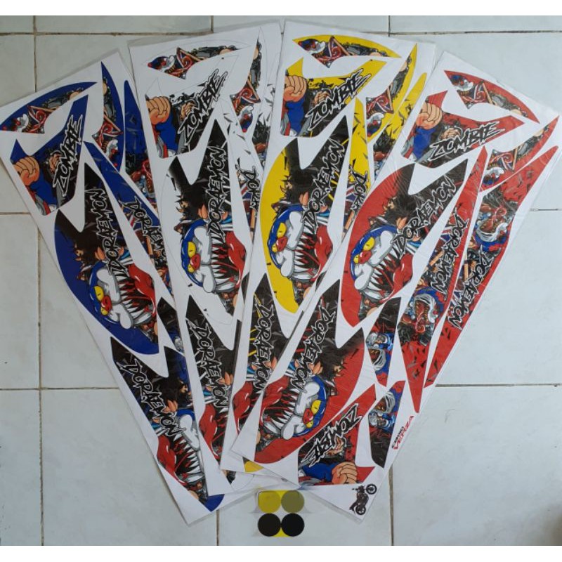 Jual Striping Lis Sticker Honda CB Verza Doraemon Zombie Striping new ...