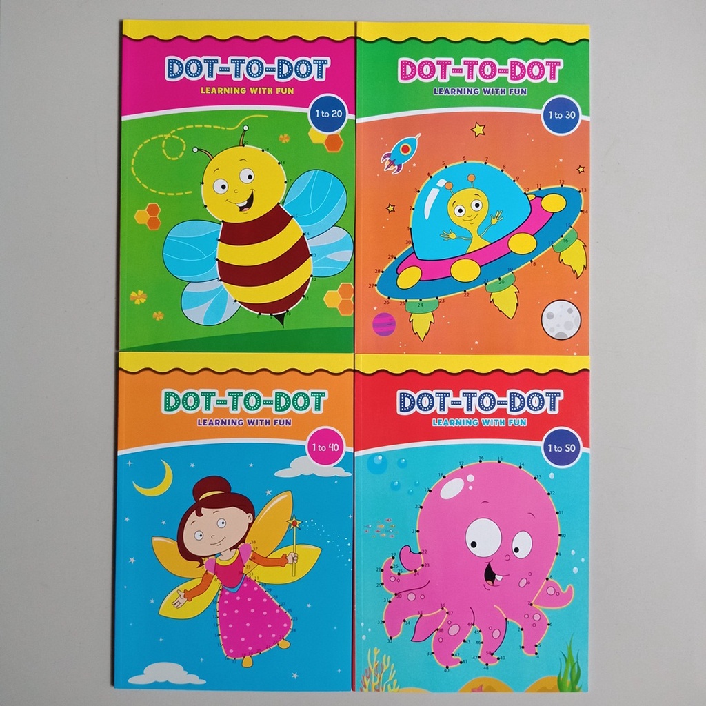 Jual BUKU DOT TO DOT LEARNING WITH FUN 1 - 4 (PILIHAN PER BUKU ...