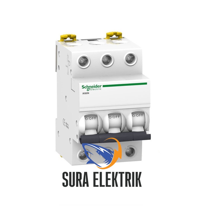 Jual MCB Schneider IK60N 3P 6A 10A 16A 20A 25A 32A 40A 50A 63A 6kA Original | Shopee Indonesia