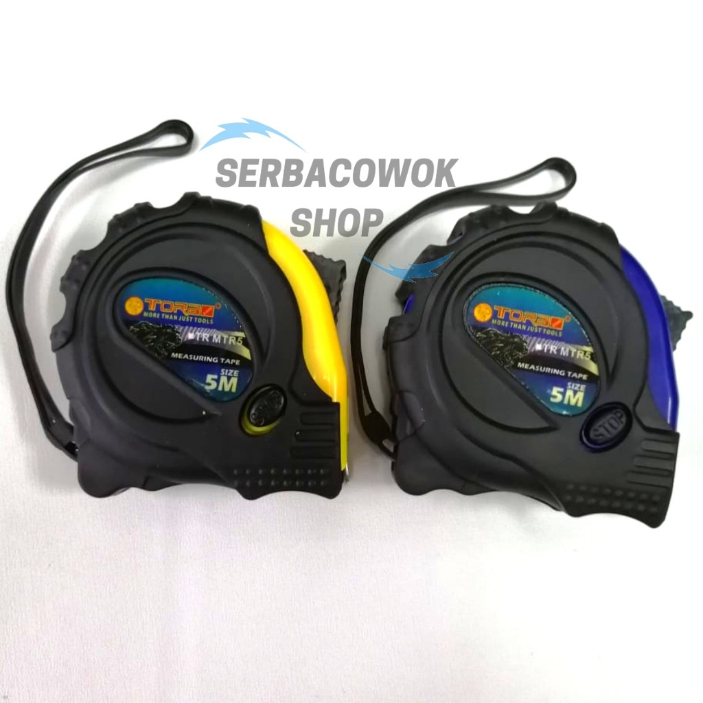 Jual Meteran 5 Meter Karet Tora - Measuring Tape Rubber 5m Berkualitas ...