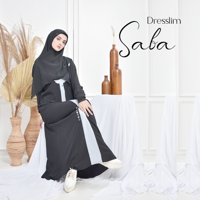 Jual Gamis Dresslim Muslim Saba | Gamis Perempuan [Ori Rabbani ...