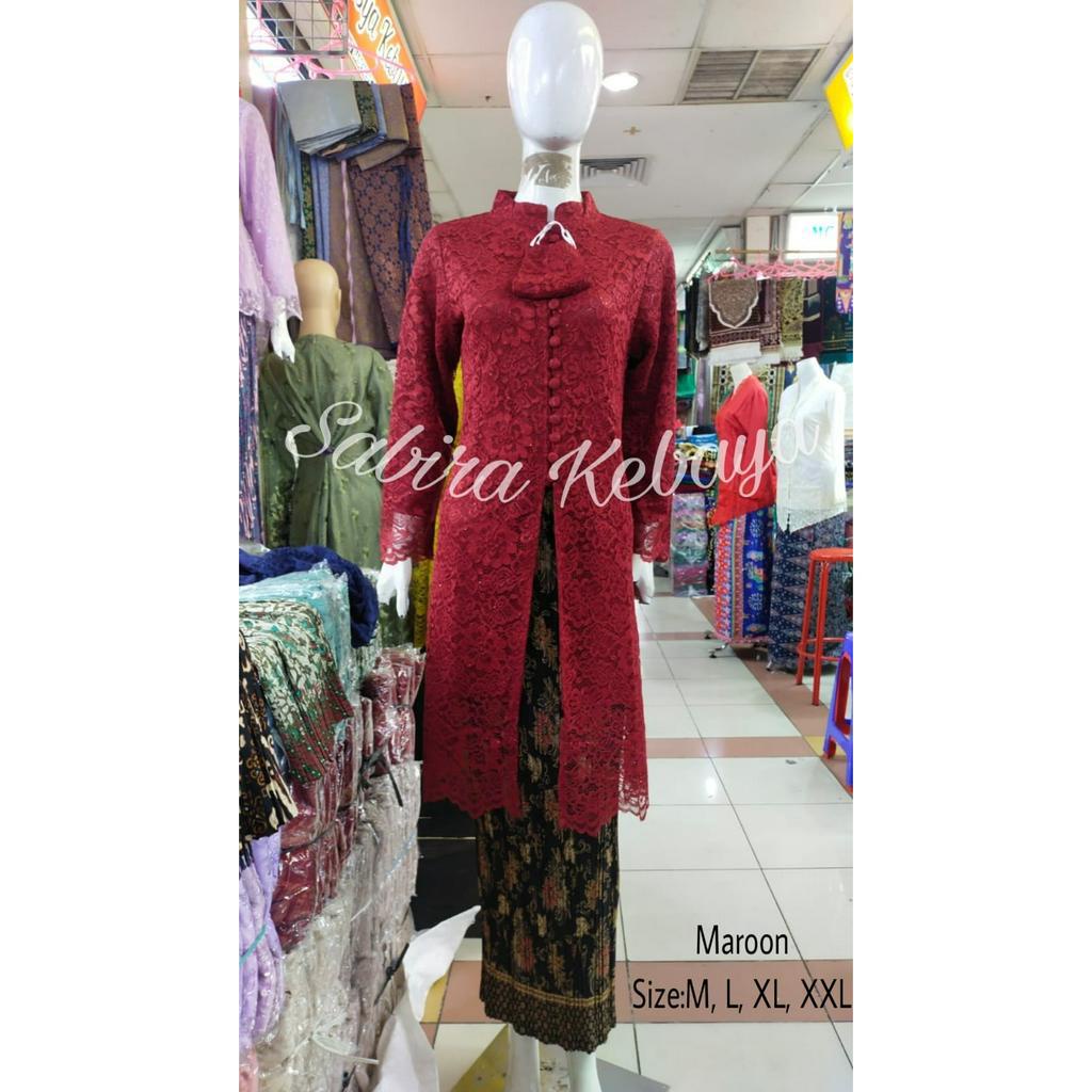 Jual NEW VARIAN LONG TUNIK BROKAT/SET TUNIK KEBAYA KEKINIAN/TRADISIONAL ...