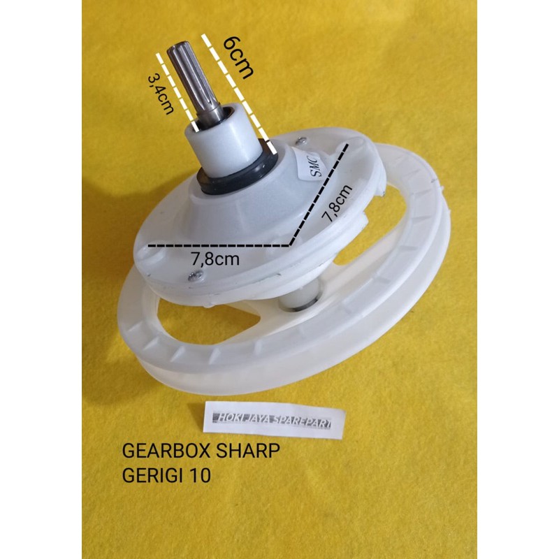 Jual Gearbox mesin cuci sharp AQuamagic 2 Tabung | Shopee Indonesia