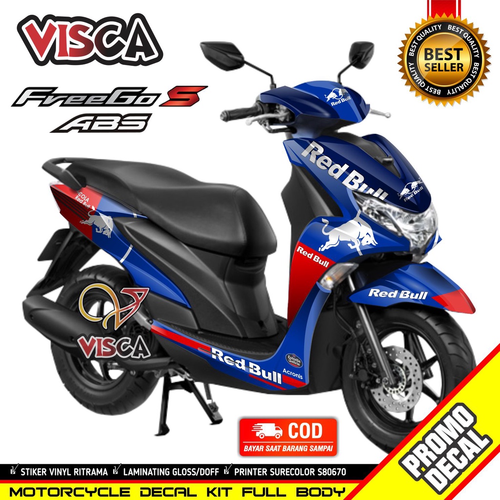 Jual Decal Freego Full Body Stiker Yamaha Freego Full Body Stiker Motor ...