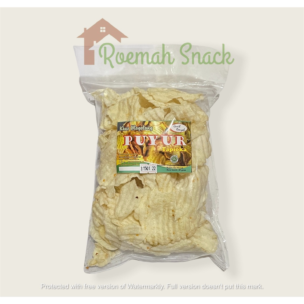 Jual KERUPUK PUYUR Singkong - Khas Magelang - Roemah Snack | Shopee ...