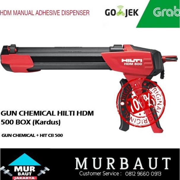 Jual GUN CHEMICAL/LEM HILTI HIT RE 500 BOX (DISPENSER HDM 500 BOX) | Shopee Indonesia