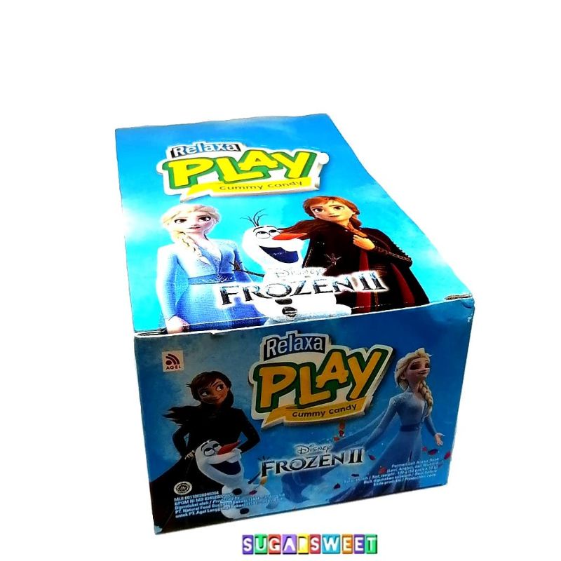 Jual Relaxa Play Frozen Gummy Candy 10 gr x 12 Bungkus | Shopee Indonesia