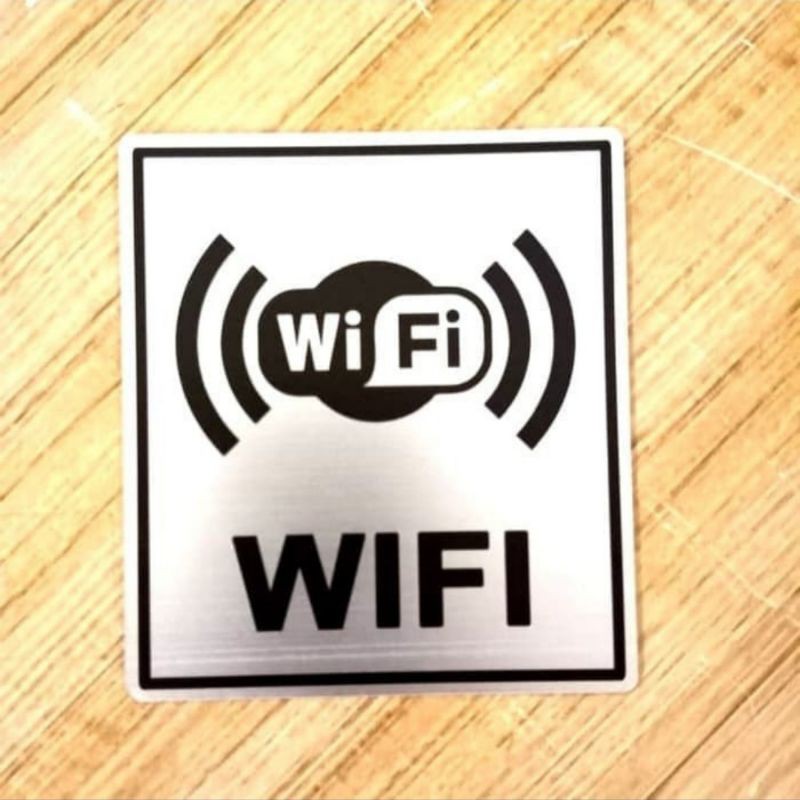 Jual SIGN LABEL K3 RAMBU SAFETY Wi-Fi / WIFI UKURAN 8X9CM | Shopee ...