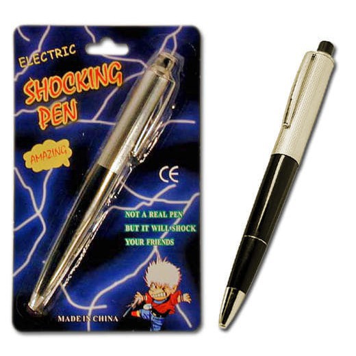 Jual Pulpen Setrum Pena Listrik Electric Shocking Pen Gag Prank Toy ...
