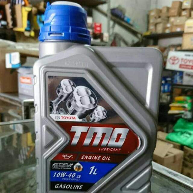 Jual Oli Mobil TMO 10w 40 1L 1 Liter untuk mobil bensin Toyota kemasan ...