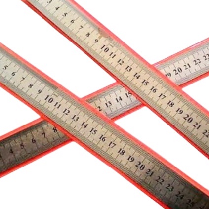 Jual Penggaris Besi Mistar / Stainless Ruler 100 cm / 1 meter | Shopee ...