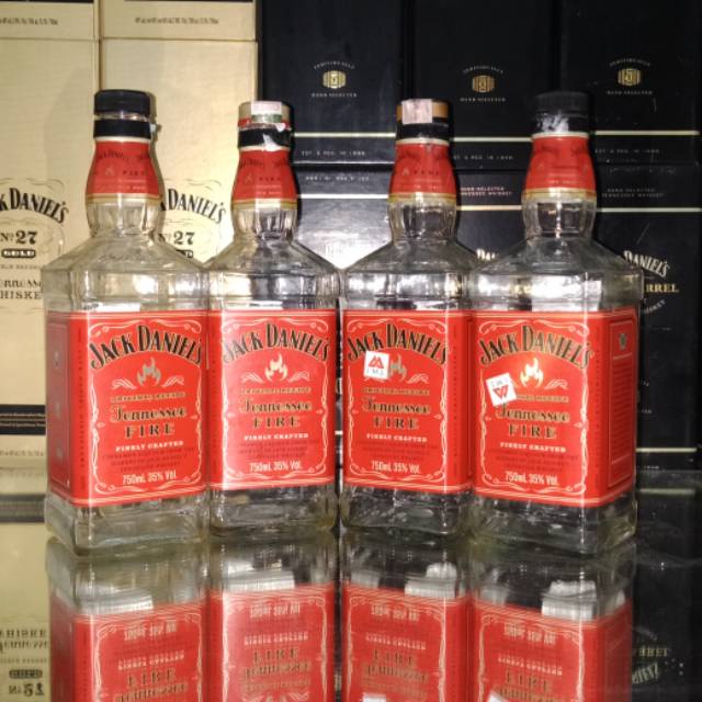 Jual Botol bekas miras jack daniel botol bekas minuman keras jack ...