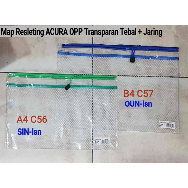Jual Map resleting plastik + jaring Tebal A4 | Shopee Indonesia