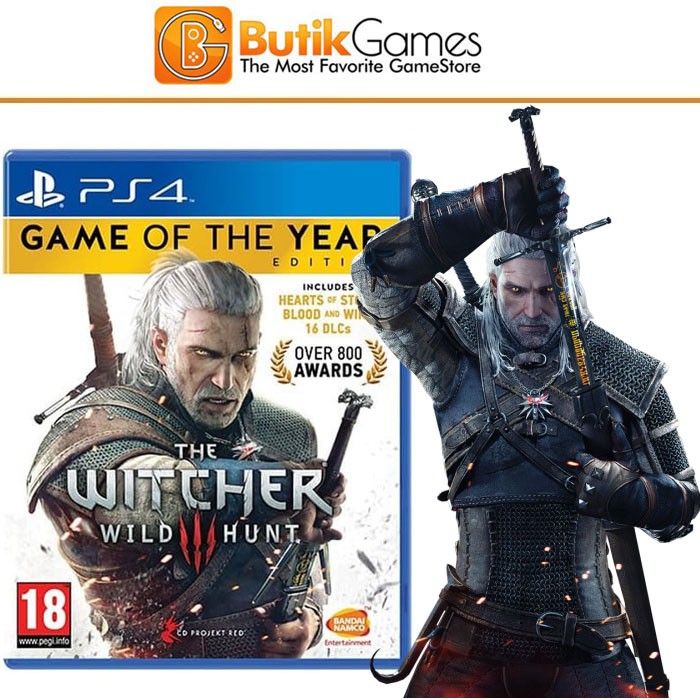 Jual The Witcher 3 PS4 Game of the Year Edition GOTY | Shopee Indonesia