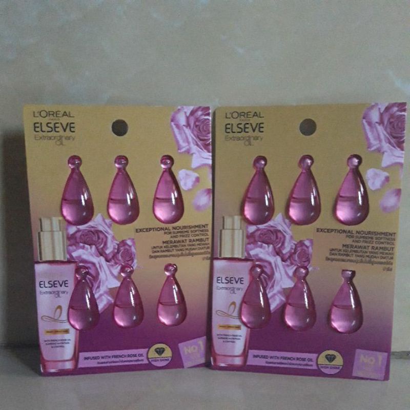 Jual Loreal Vitamin Rambut Loreal Elseve Extraordinary Oil | Shopee ...