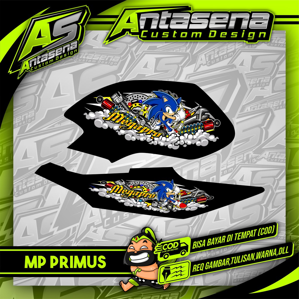 Jual Striping Megapro Primus Racing Herex Stiker Motor Variasi Honda MP ...