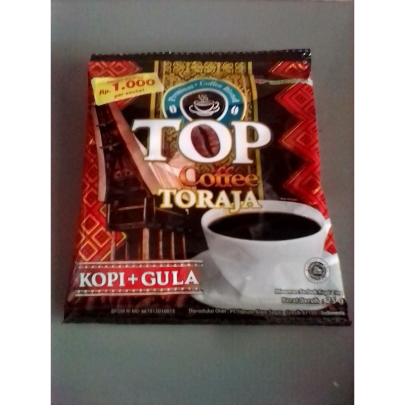 Jual Top Coffee Toraja 25g | Shopee Indonesia