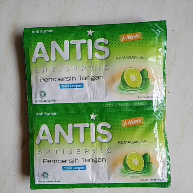 Jual Antis gel pembersih tangan j-nipis refil per sachet 5ml | Shopee ...