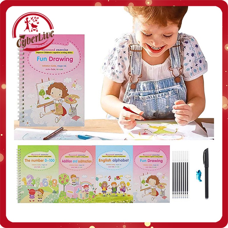 Jual Sank Magic Book Buku Belajar Anak 4in1 Buku Belajar Menulis Anak ...