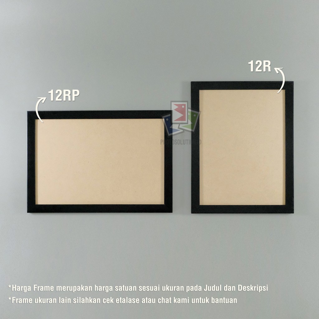 Jual Bingkai Foto 12R 12RP Minimalis TANPA KACA - Photo Frame FM3 ...