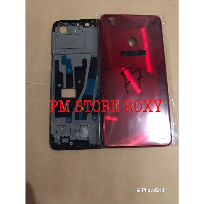 Jual BACKDOOR/KESING HOUSING PLUS FRAME OPPO F7 ORIGINAL | Shopee Indonesia