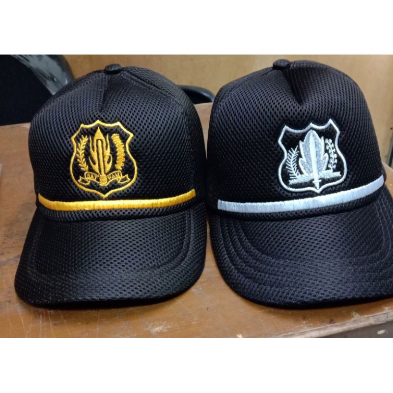 Jual topi pet satpam model terbaru bahan jaring tebal | Shopee Indonesia