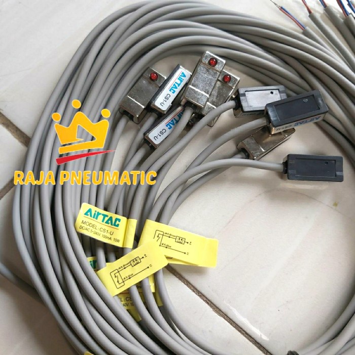 Jual MAGNETIC SENSOR CYLINDER ANGIN / REED SWITCH TYPE CS1U AIRTAC ...