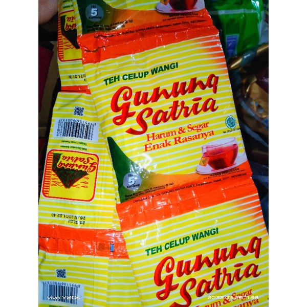 Jual (Bisa COD) Teh Gunung satria kemasan Sachet/renceng 1 renteng ...