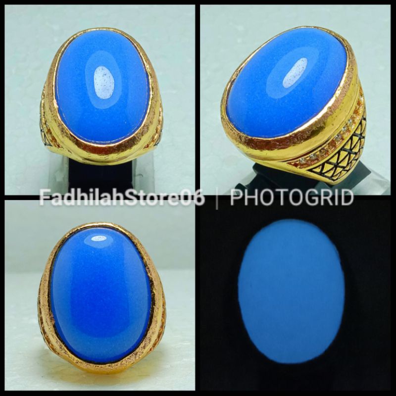 Jual Batu Akik Posfor Menyala Dalam Gelap Glow In The Dark Colour Big ...