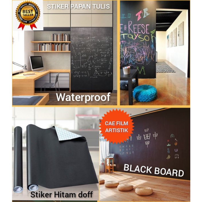 Jual Blackboard Stiker Papan Tulis Kapur Wallpaper Sticker Papan Tulis ...