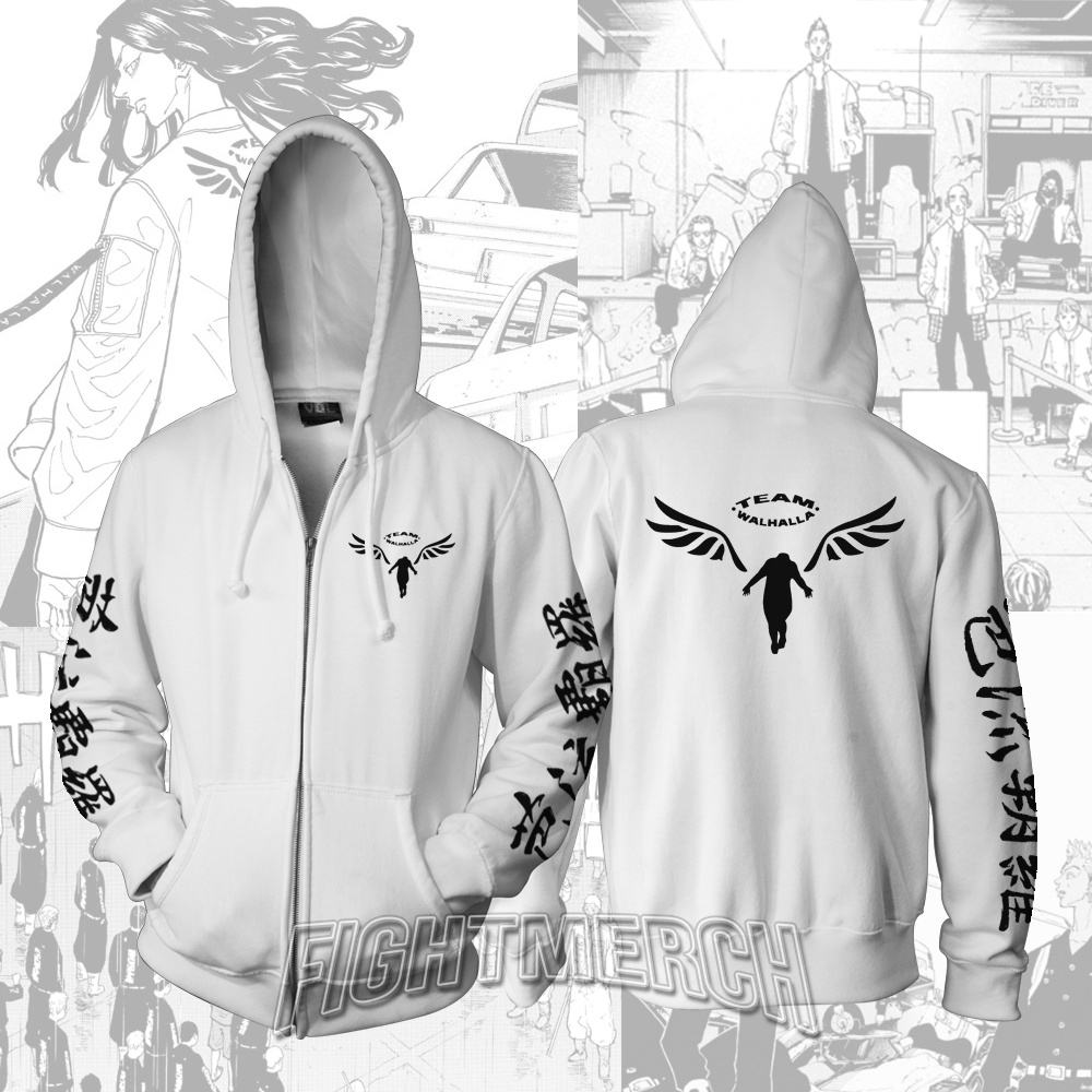 Jual Jaket Hoodie Gang Valhalla Team Walhalla Tokyo Revengers 1 ...