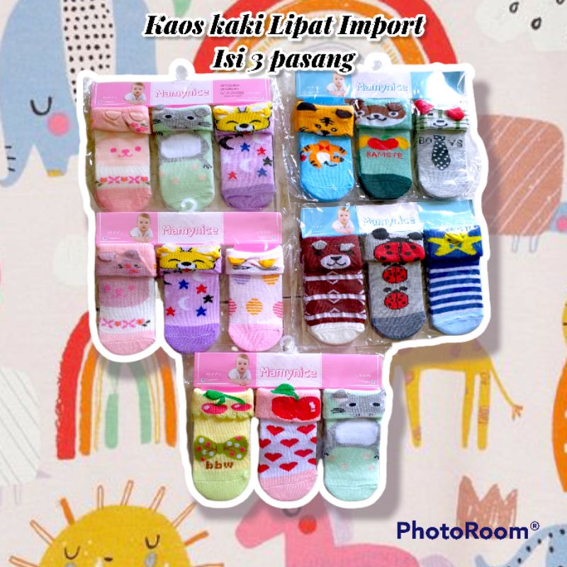 Jual Kaos Kaki Mamy Nice (3IN1) // Kaos Kaki Baby (isi 3pasang ...