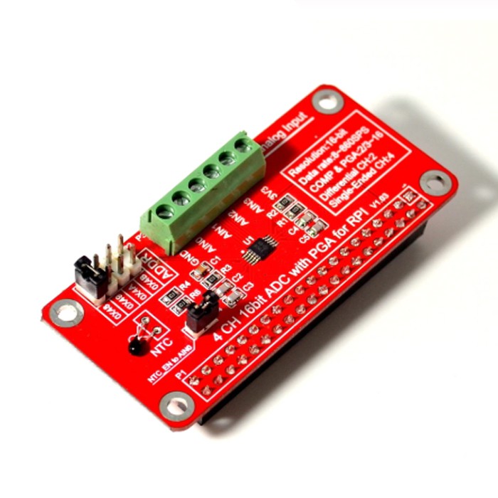 Jual ADS1115 ADC Module for Raspberry Pi 3/2 / B + / I2C RPI ADS1115 ...