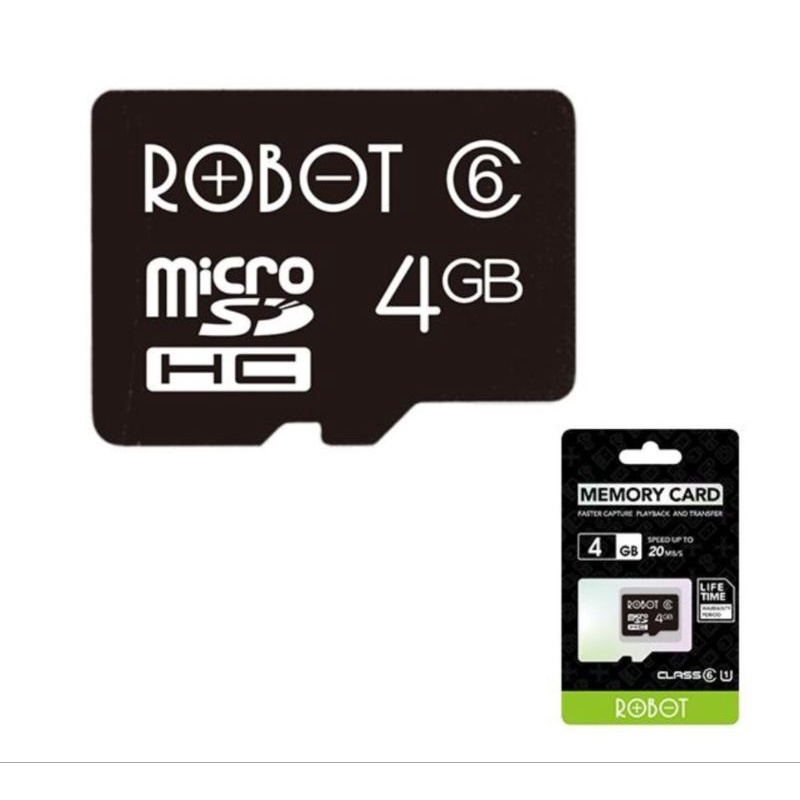 Jual ROBOT Micro SD TF 4GB/8GB Memory Card Kartu Memori HP Class 10 ...