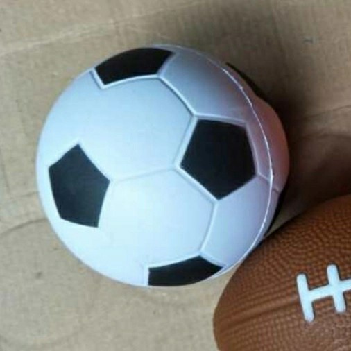 Jual (6.3cm) Bola Karet Spons Mainan Motif Bola Sepakbola / Soccer ...