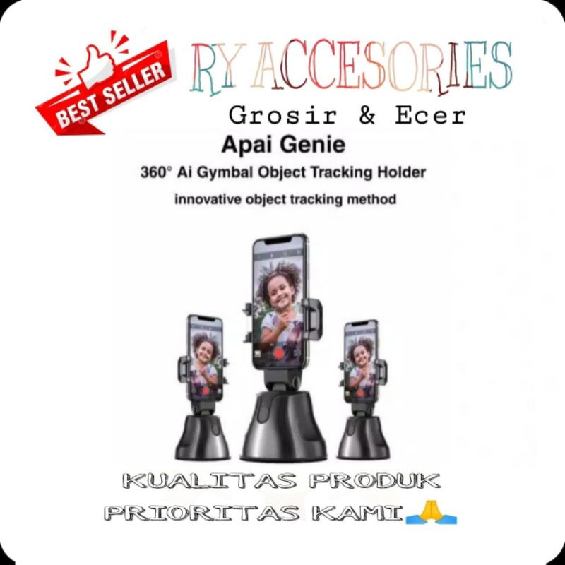 Jual RY - Apai Genie Robot Cameraman Smart Auto Tracking Phone Holder ...