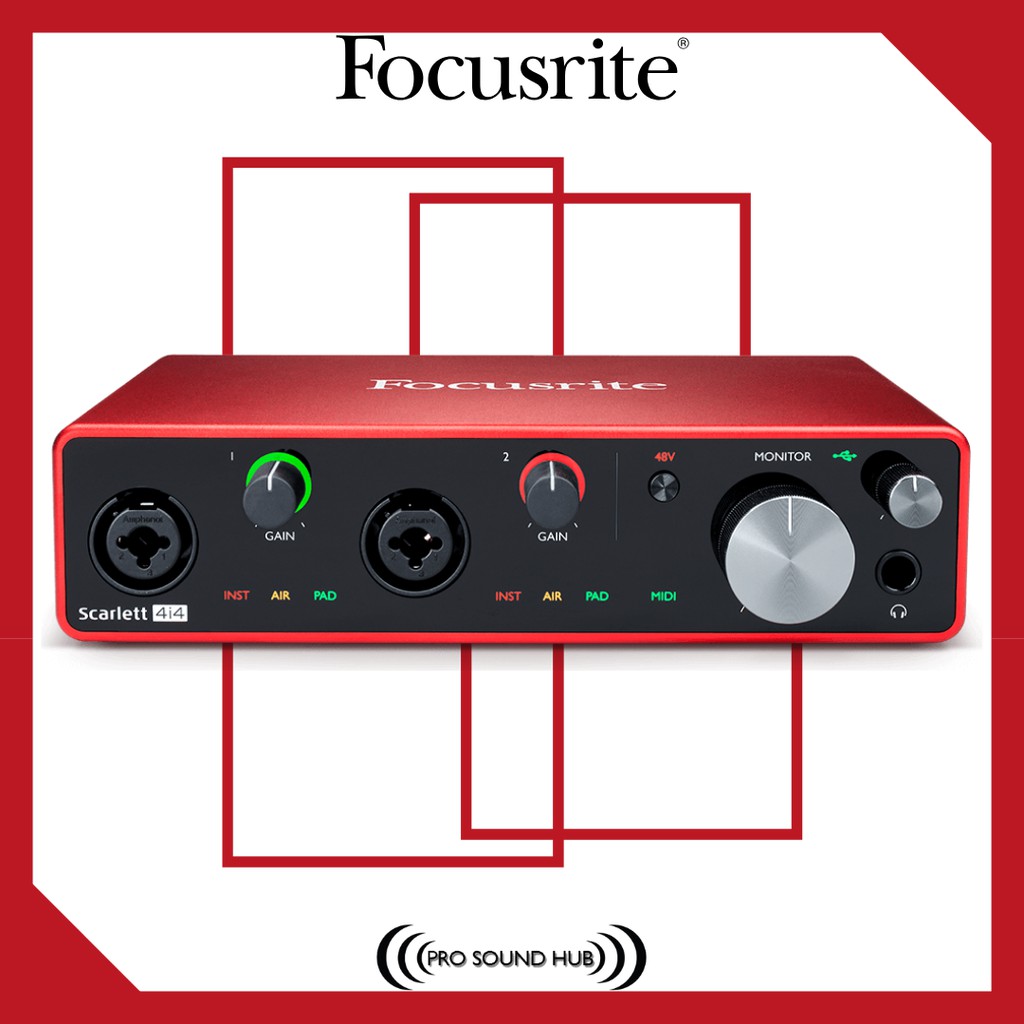 Jual Focusrite Scarlett 4i4 3rd Gen Soundcard USB Audio Interface 4 ...
