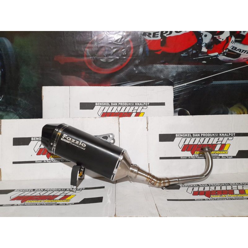 Jual Knalpot FAZZIO Black - Yamaha FAZZIO 125 Full System ( PNP ...