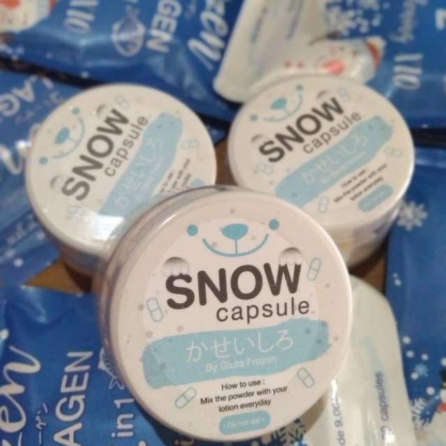 Jual Snow Capsule by Gluta Frozen + ADMIN SHOPEE | Shopee Indonesia