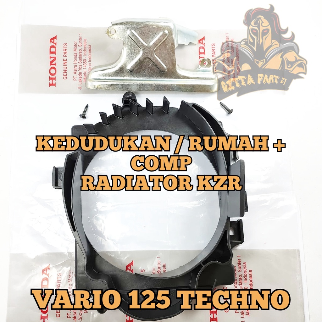 Jual DUDUKAN RADIATOR PLUS COMP RADIATOR HONDA KZR KUALITAS ASLI ...