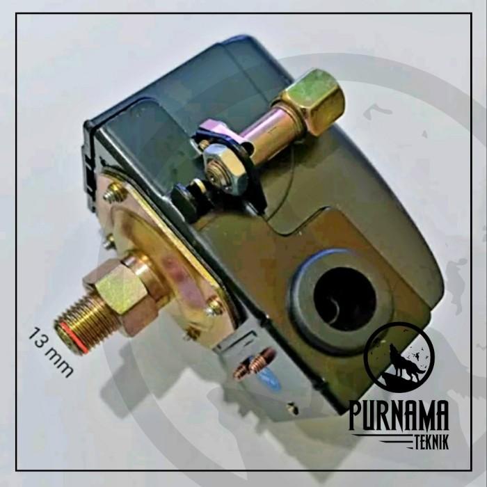 Jual Pressure Switch Kompresor Angin/Otomatis 1 Way 1/2-15Hp | Shopee ...