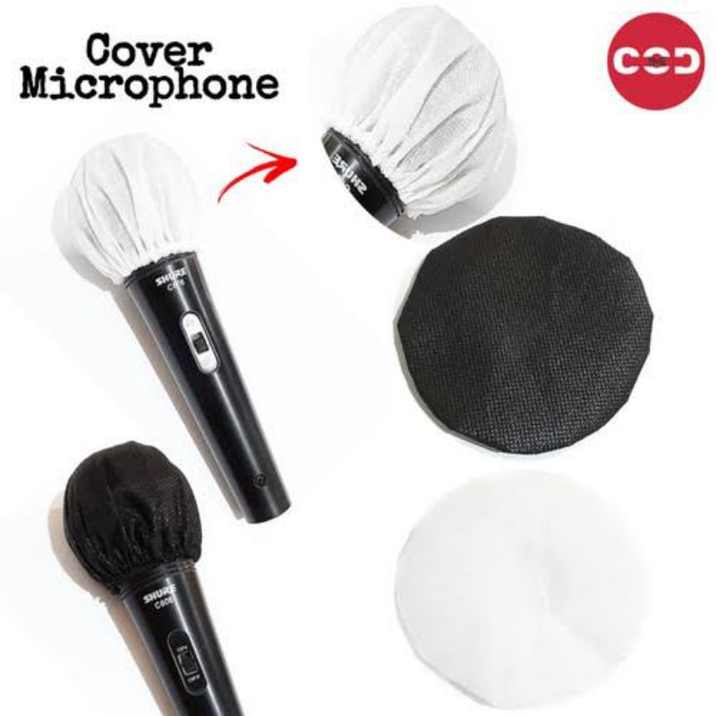 Jual SARUNG MIC COVER MIC JUAL PER PACK ISI 100 WARNA PUTIH DAN HITAM ...