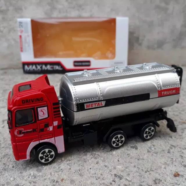 Jual Diecast Truk Tanki Miniatur Truck Angkut Die Cast Mobil Anak ...