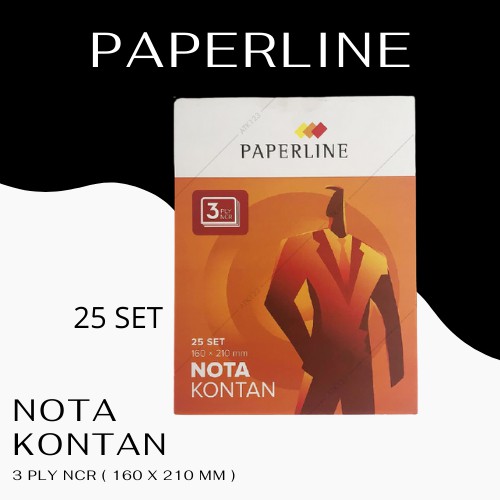 Jual Nota Kontan Paperline Besar 3 PLY 25 Set - 160 x 210 mm | Shopee ...