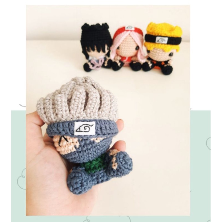 Jual Amigurumi Mini Naruto & Friend's | Boneka Rajut Naruto, Sakura ...