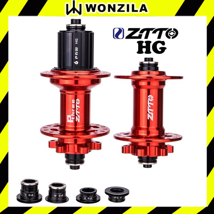 Jual Ztto P3 HG Hub Freehub Bearing 32H 6 Pawl 4 in 1 TA QR Jangkrik ...