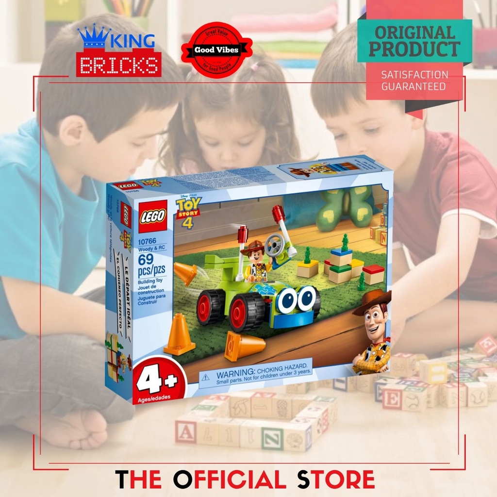 Jual LEGO Original TOY STORY 10766 Woody And RC - Mainan Anak Edukasi ...