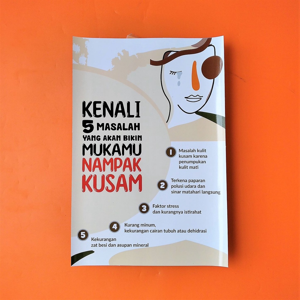 Jual Poster Kesehatan Kulit - Poster Kenali 5 Masalah yang Akan Bikin ...