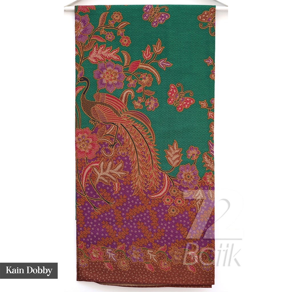 Jual KAIN BATIK PREMIUM Bahan Dobby Dobi Dobbi Dolbi Motif Burung Kupu ...