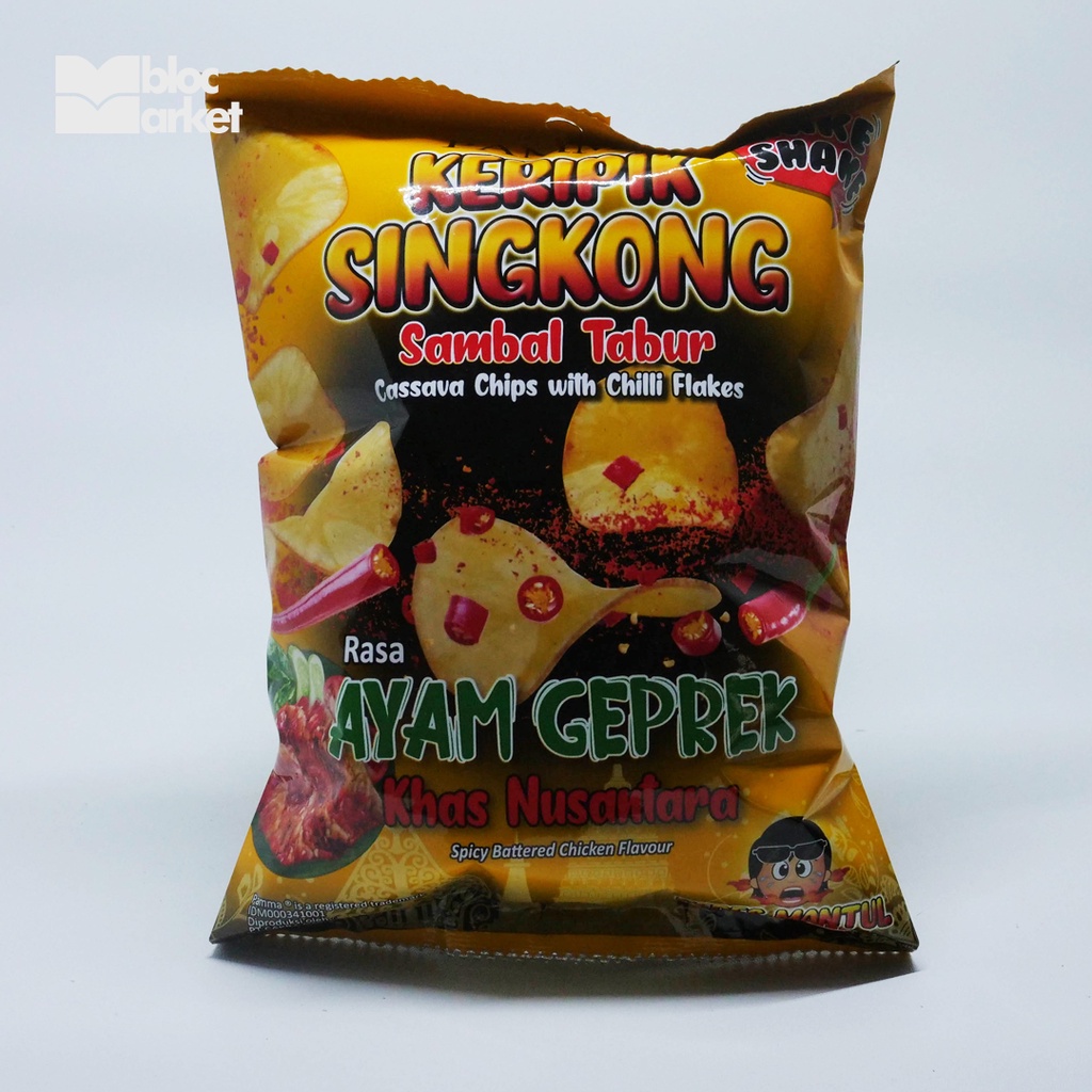 Jual PAMMA SNACK KERIPIK SINGKONG AYAM GEPREK 60 GR | Shopee Indonesia